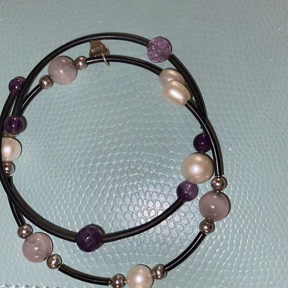 Honora | Jewelry | Two Honora 7cuff Fresh Water Pearlstonesterling ...